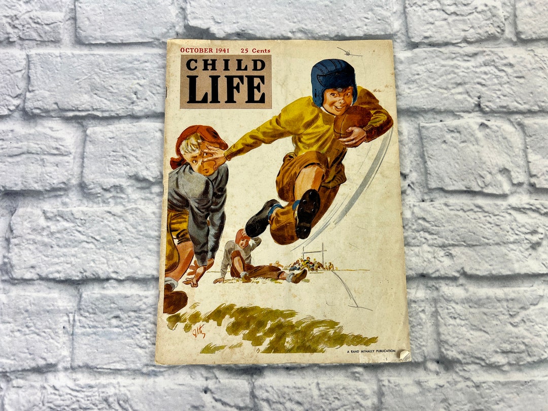Child Life Magazine October 1941 - Etsy
