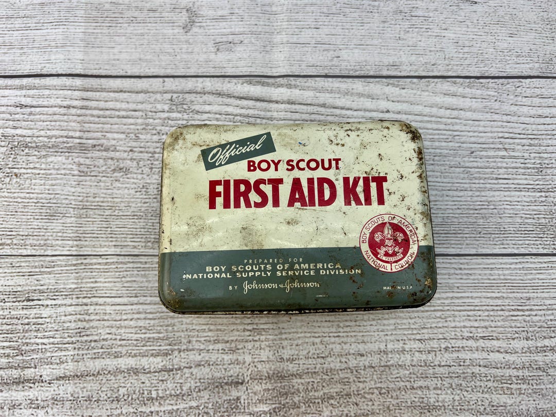 Official Boy Scout First Aid Kit Tin Vintage - Etsy
