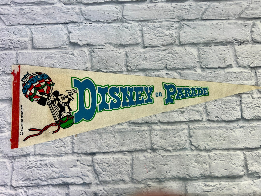 Vintage Disney on Parade Felt Pennant - Etsy