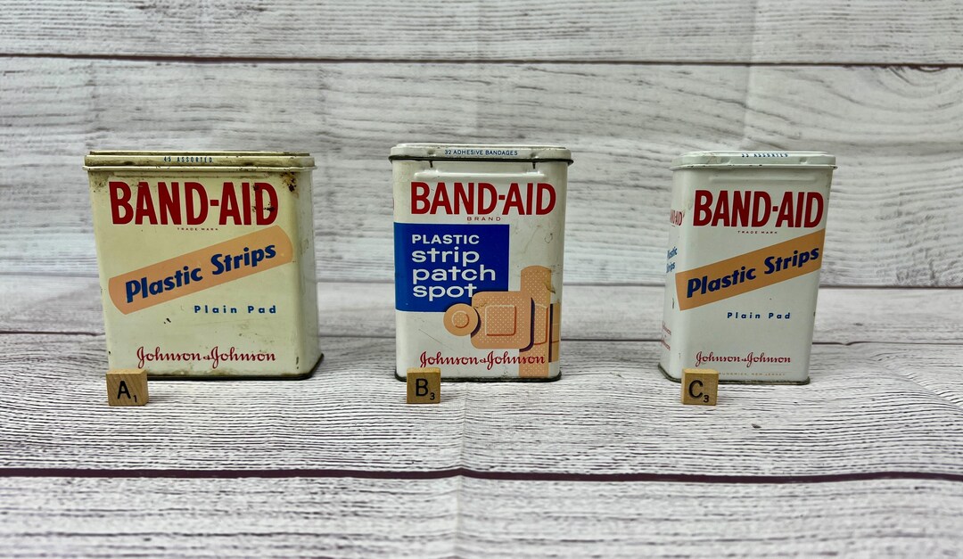 Vintage Band Aid Tins (choice of One) - Etsy