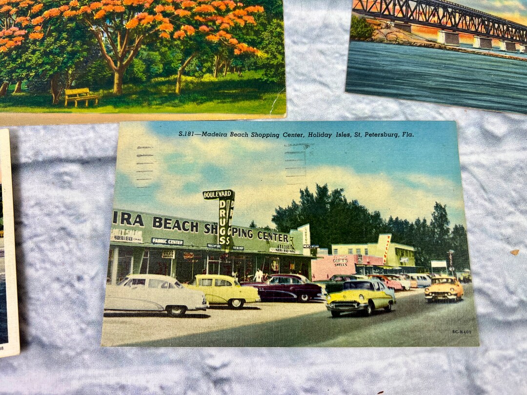 Vintage 1953-1962 Florida Linen Style Postcards Used and Unused - Lot ...