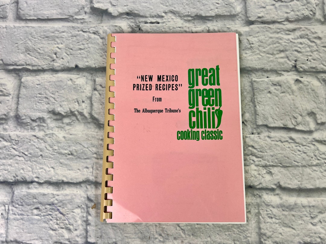 Green Chili Cookbook - 1974 Cookbook Albuquerque Tribune - Etsy