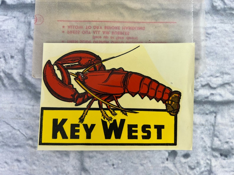 Vintage Key West Decal - Etsy