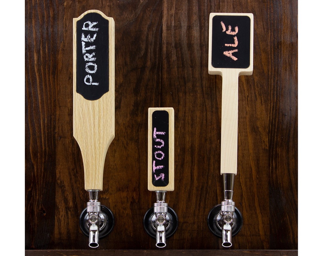 Solid Wood Chalkboard Tap Handles - Etsy