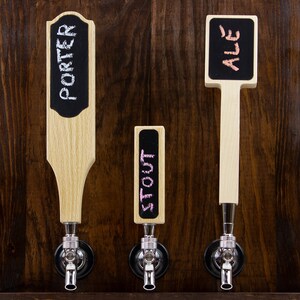 Solid Wood Chalkboard Tap Handles - Etsy