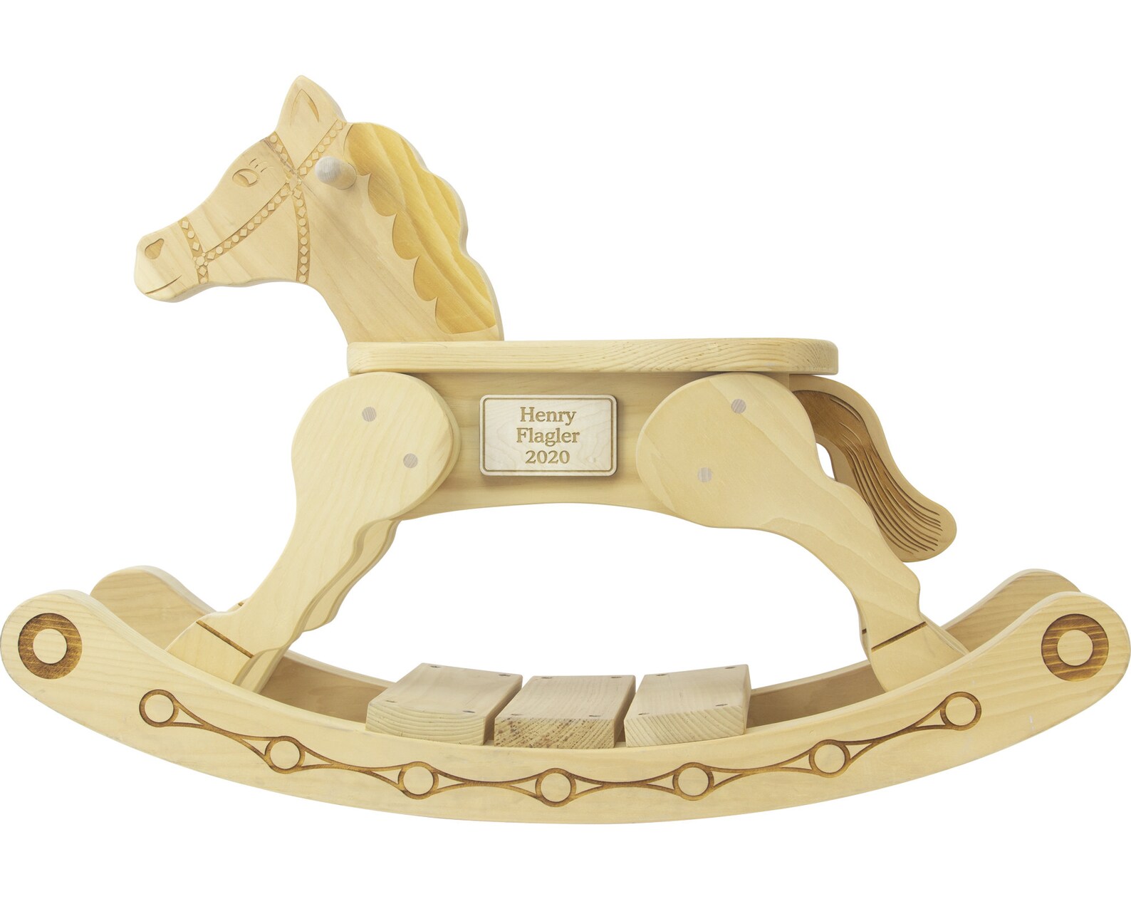 Rocker-feller Rocking Horse With Optional Name Plate - Etsy
