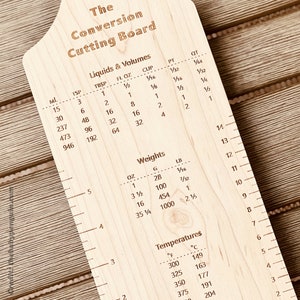 Conversion Wood Cutting Board - Etsy