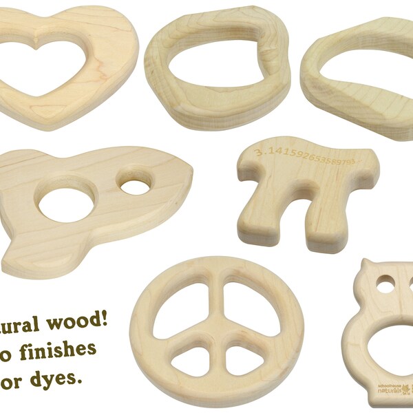 Wood Ring Teether - Etsy