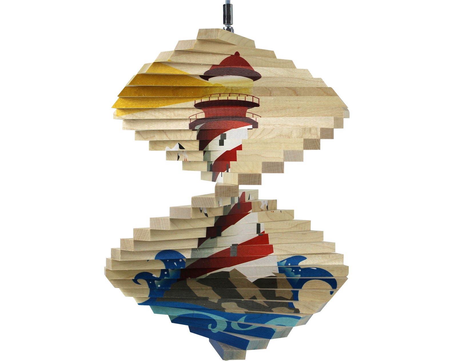 Decorated Wood Wind Spinner - Etsy