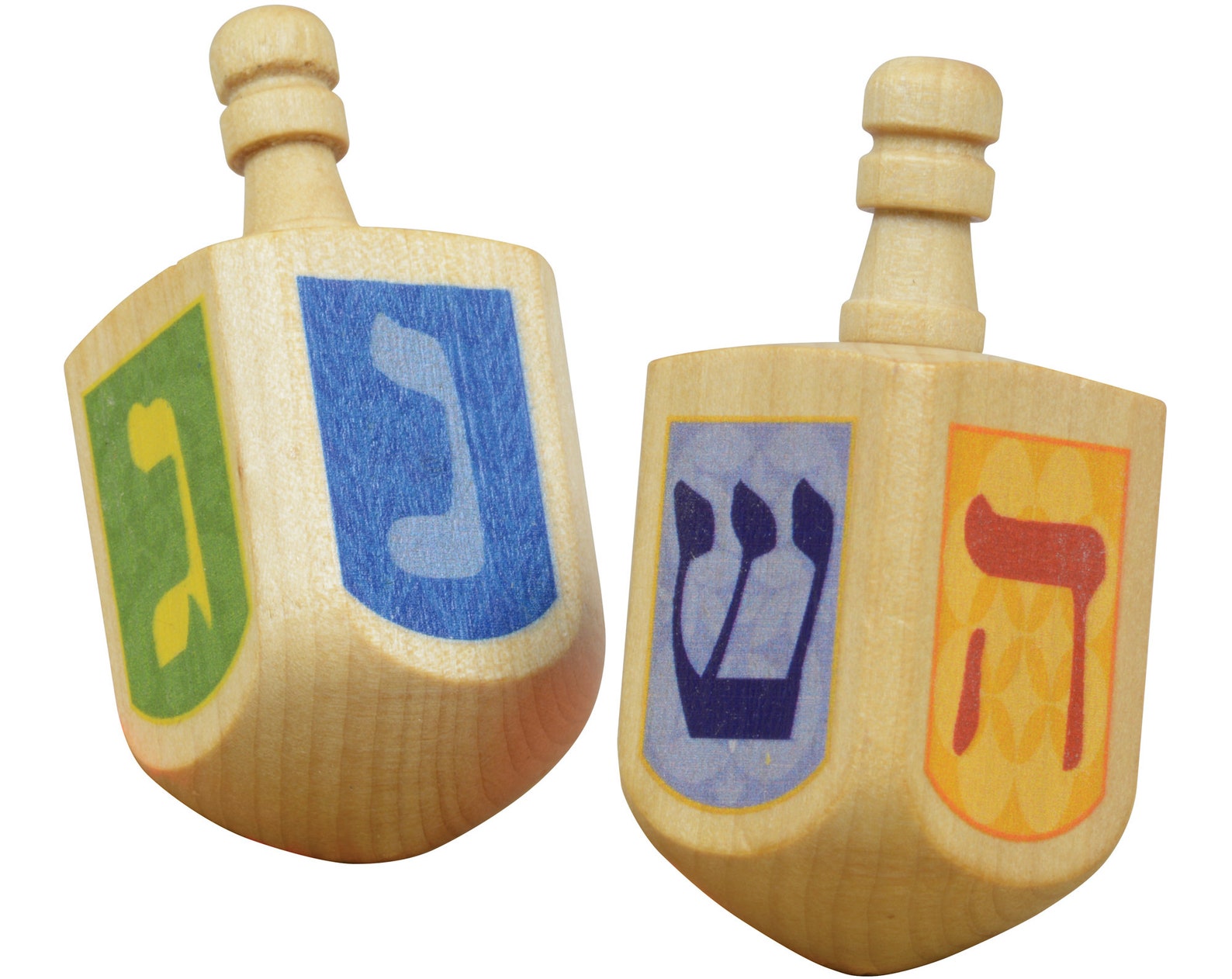 Wooden Dreidels 2 Pack | Etsy