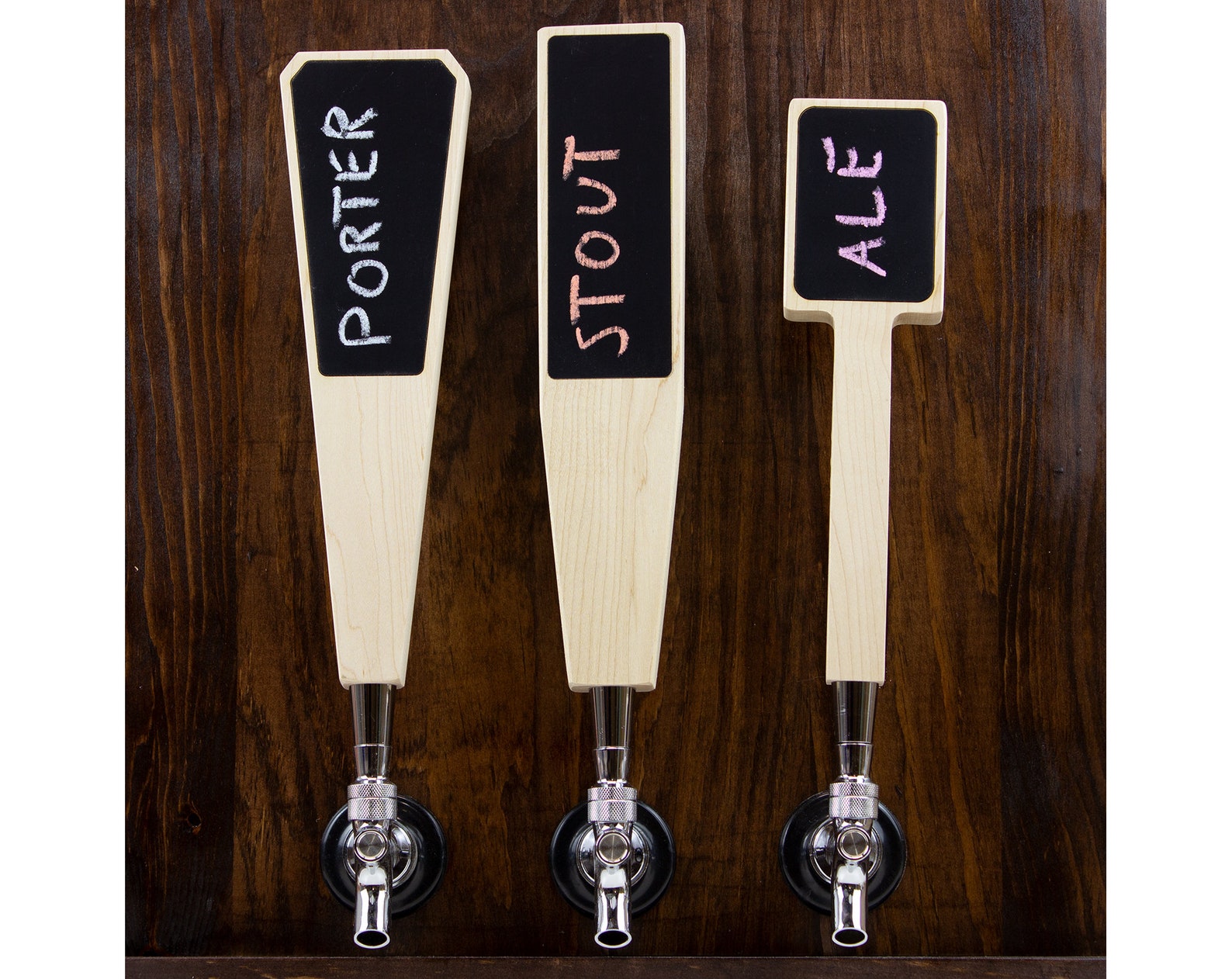Solid Wood Chalkboard Tap Handles | Etsy