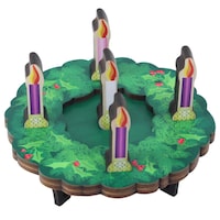 Advent Wreath Candles Collaborative Coloring Posters Activity Catholic ...