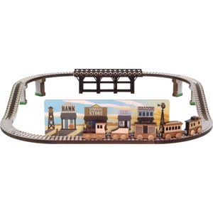 Old West Wooden Train Set - Etsy