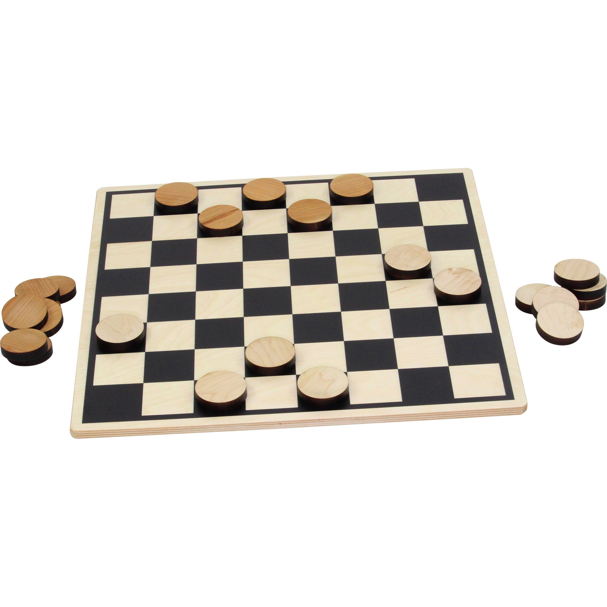 Wood Checker Board With or Without Checkers - Etsy