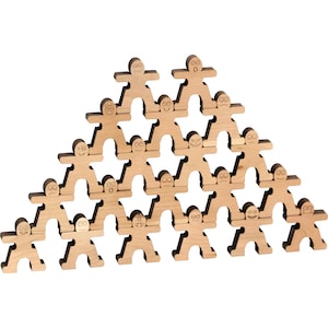 Wooden Stacking Dudes - Etsy