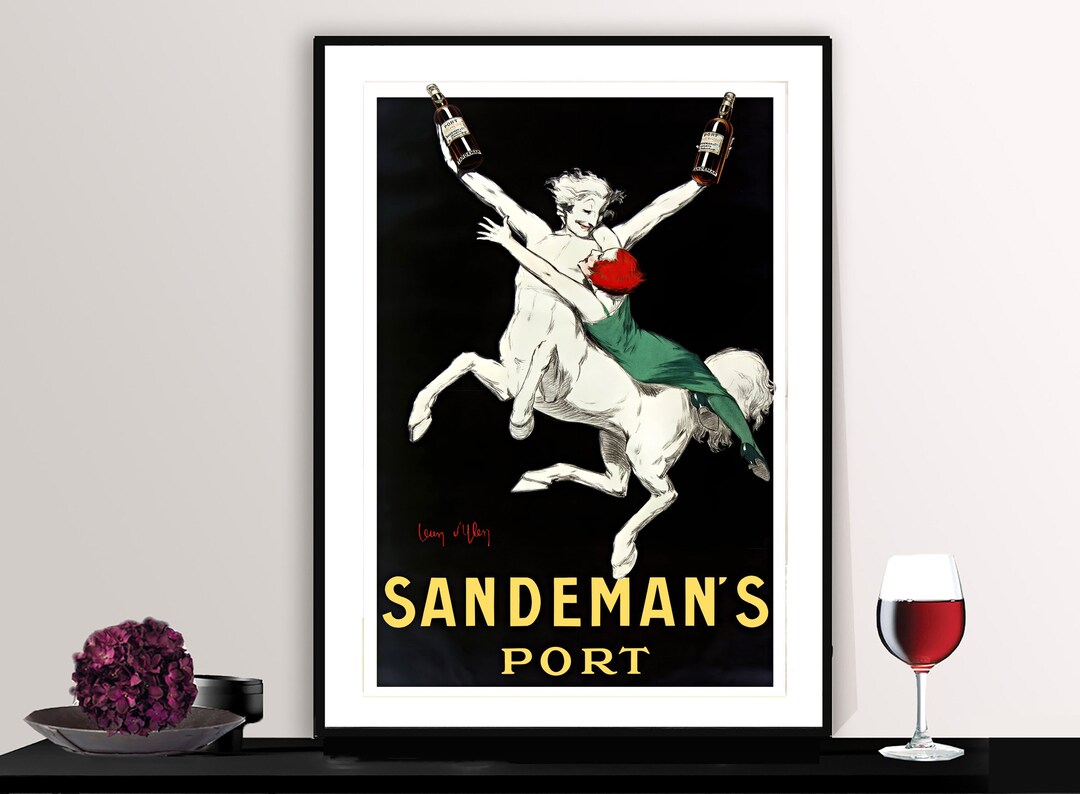 Sandeman's Port Vintage Food&drink Poster by Jean D'ylen Beverages Art ...