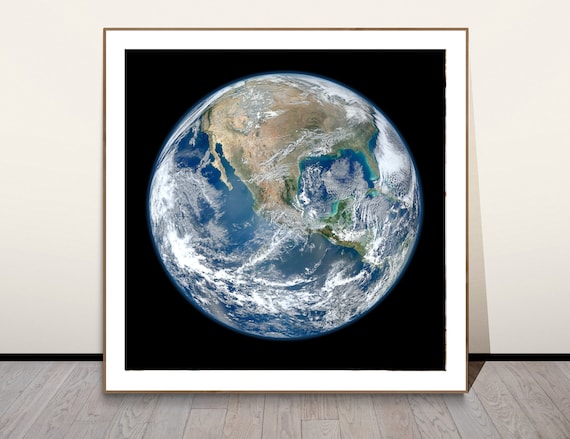 Earth NASA Posters Space Posters High-resolution Sci-fi - Etsy