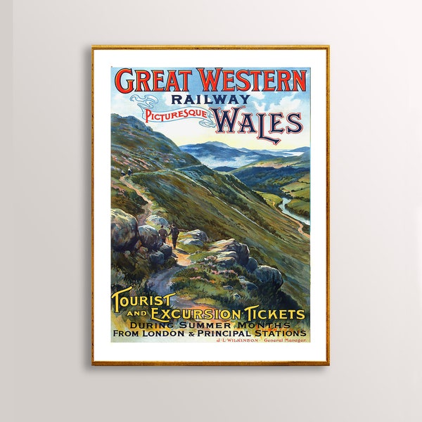 The Great Western Railway Poster - Etsy