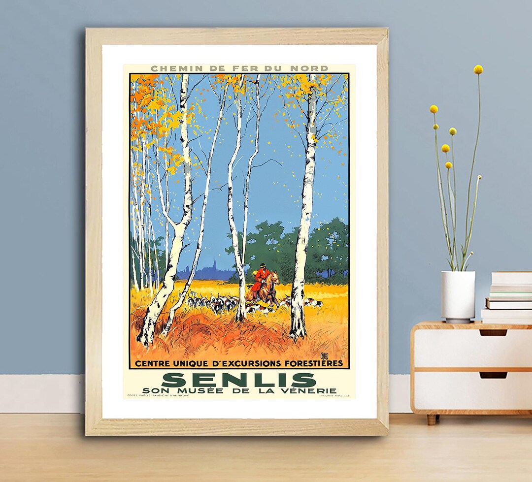 Senlis, Centre Unique D'excursions Forestieres, France Vintage Travel ...