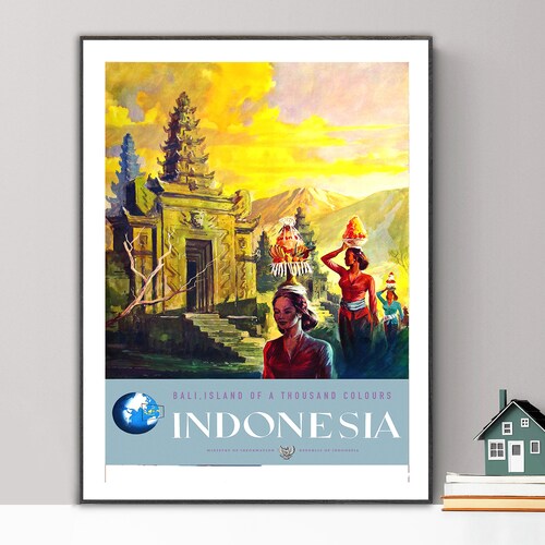 Japan Vintage Travel Poster Poster Paper Sticker Canvas | Etsy