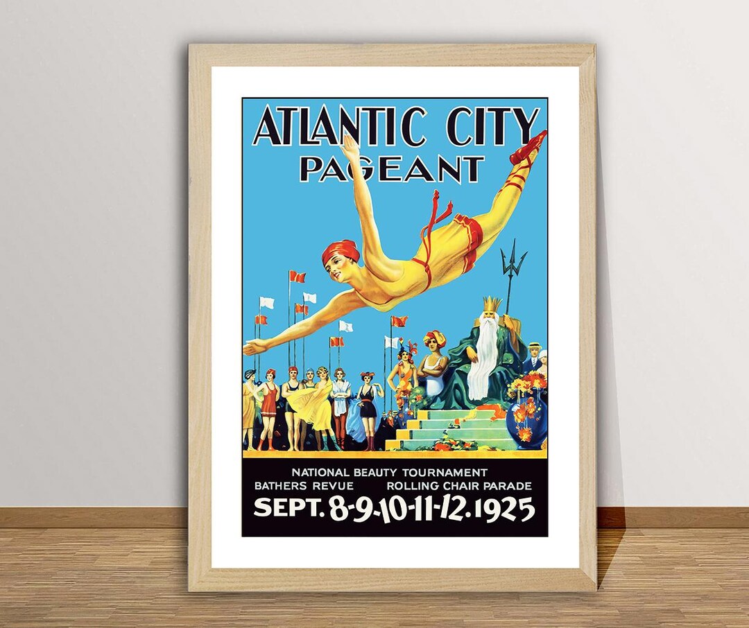 Atlantic City, Pageant, National Beauty Tournament, USA Vintage Travel ...