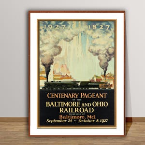 Centenary Pageant of the Baltimore and Ohio Railroad Vintage Travel ...