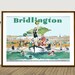 Bridlington England Vintage Travel Poster Poster Paper or - Etsy