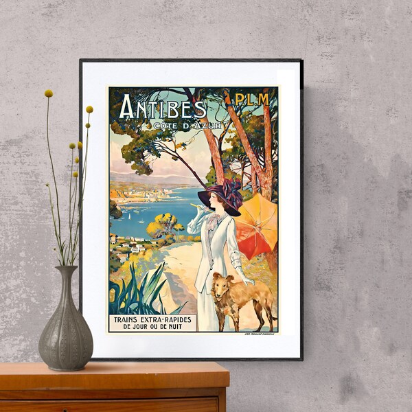 Antibes Poster - Etsy