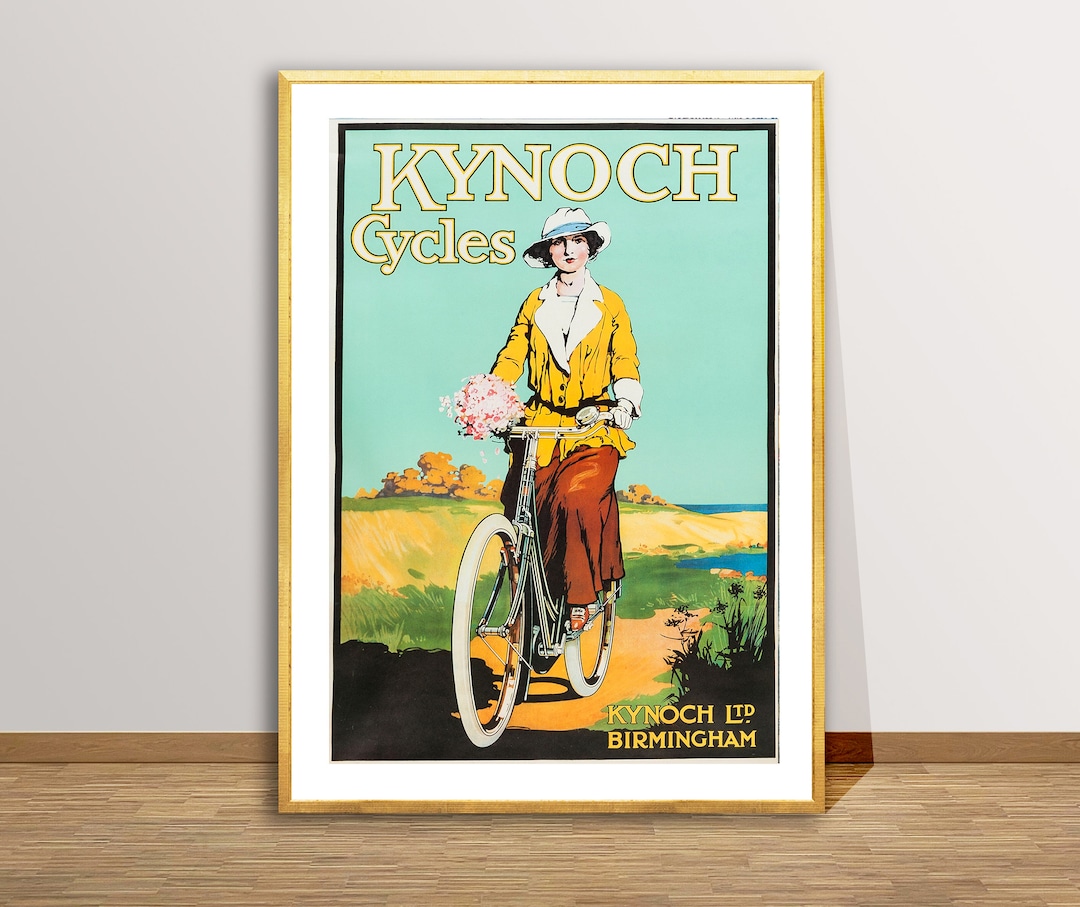 Kynoch Cycles Vintage Bicycle Poster Retro Cycle Poster, Sport Poster ...