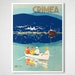 Crimea Vintage Travel Poster Poster Paper or Canvas Print / Gift Idea ...