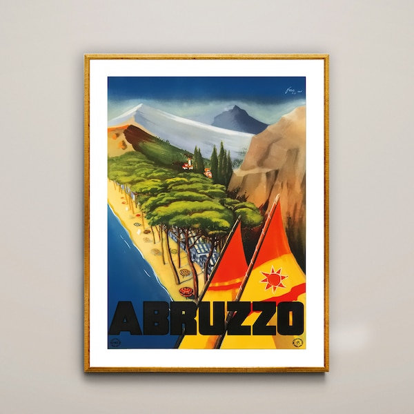 Abruzzo Italy Poster - Etsy