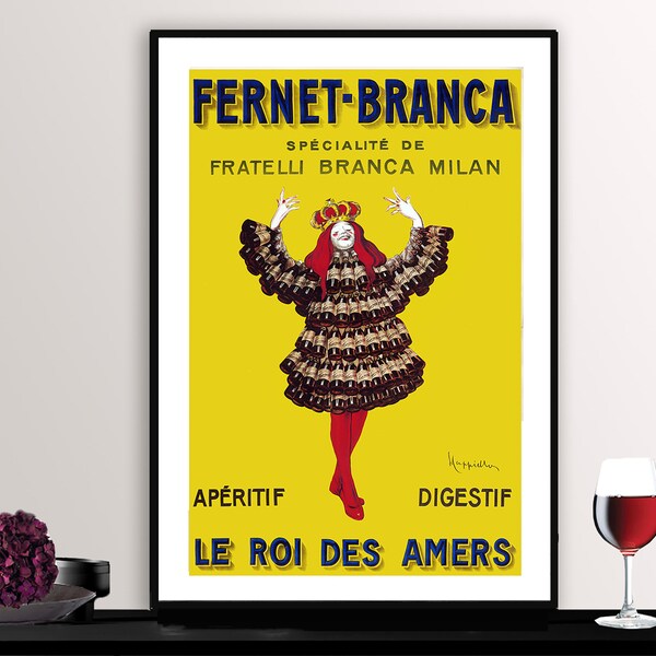 Vintage Fernet Poster - Etsy