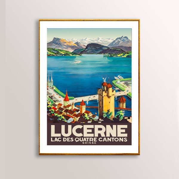 Lucerne Switzerland - Etsy