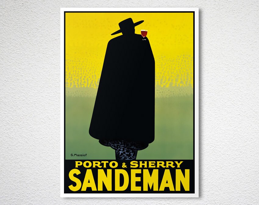 Porto Sherry Sandeman Vintage Food&drink Poster Poster Paper - Etsy