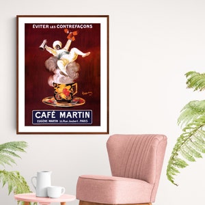 Cafe Martin Vintage Food&drink Poster by Leonetto Cappiello Poster ...
