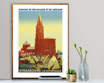 Strasbourg Poster | Etsy