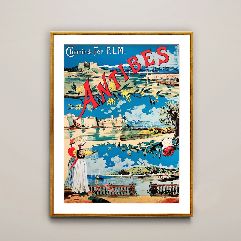 Antibes poster - Etsy France