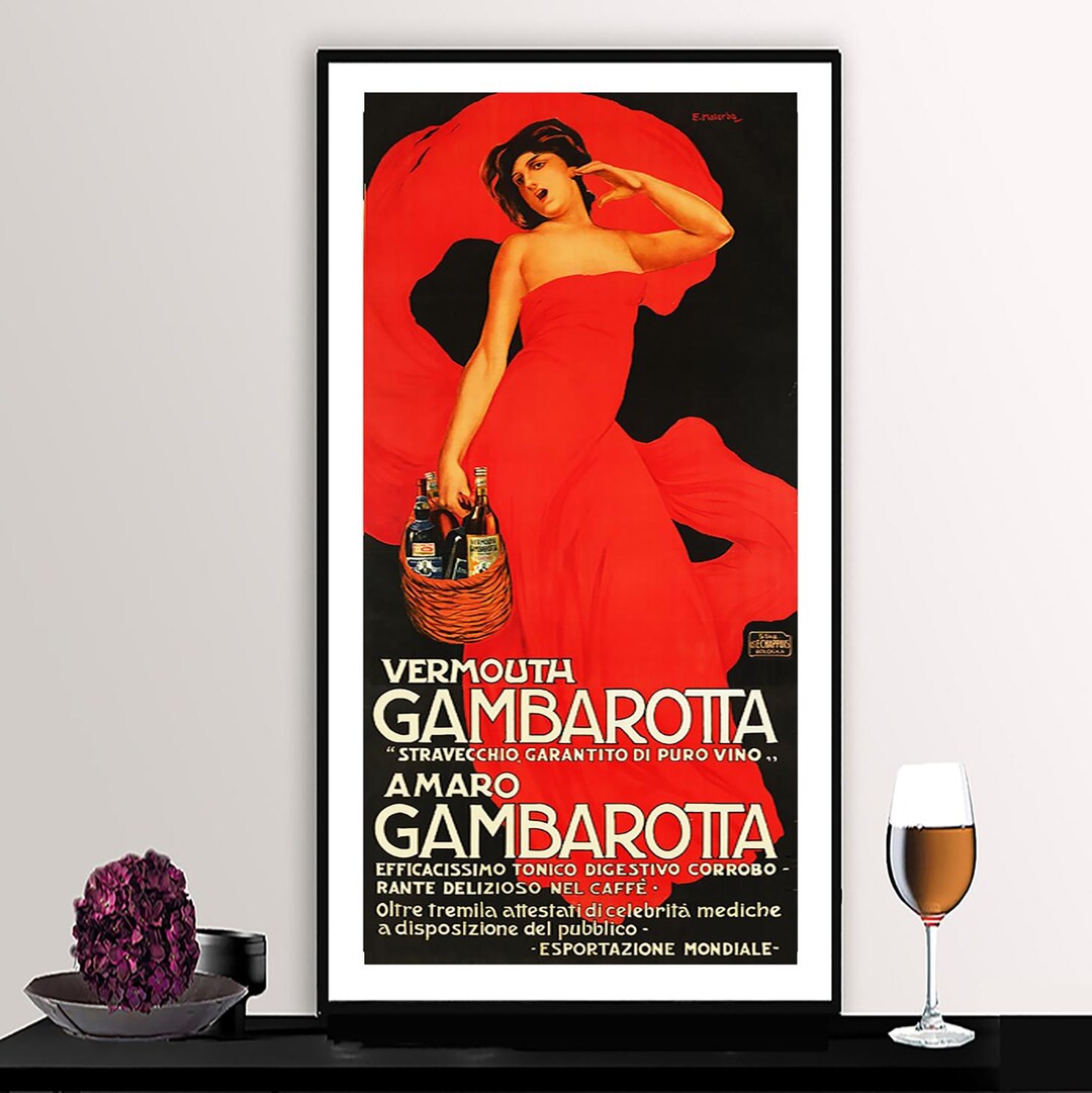 Vermouth Gambarotta, Stravecchio Garantito Di Puro Vino Amaro ...