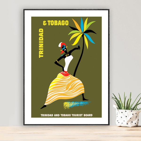 Trinidad Map Poster - Etsy