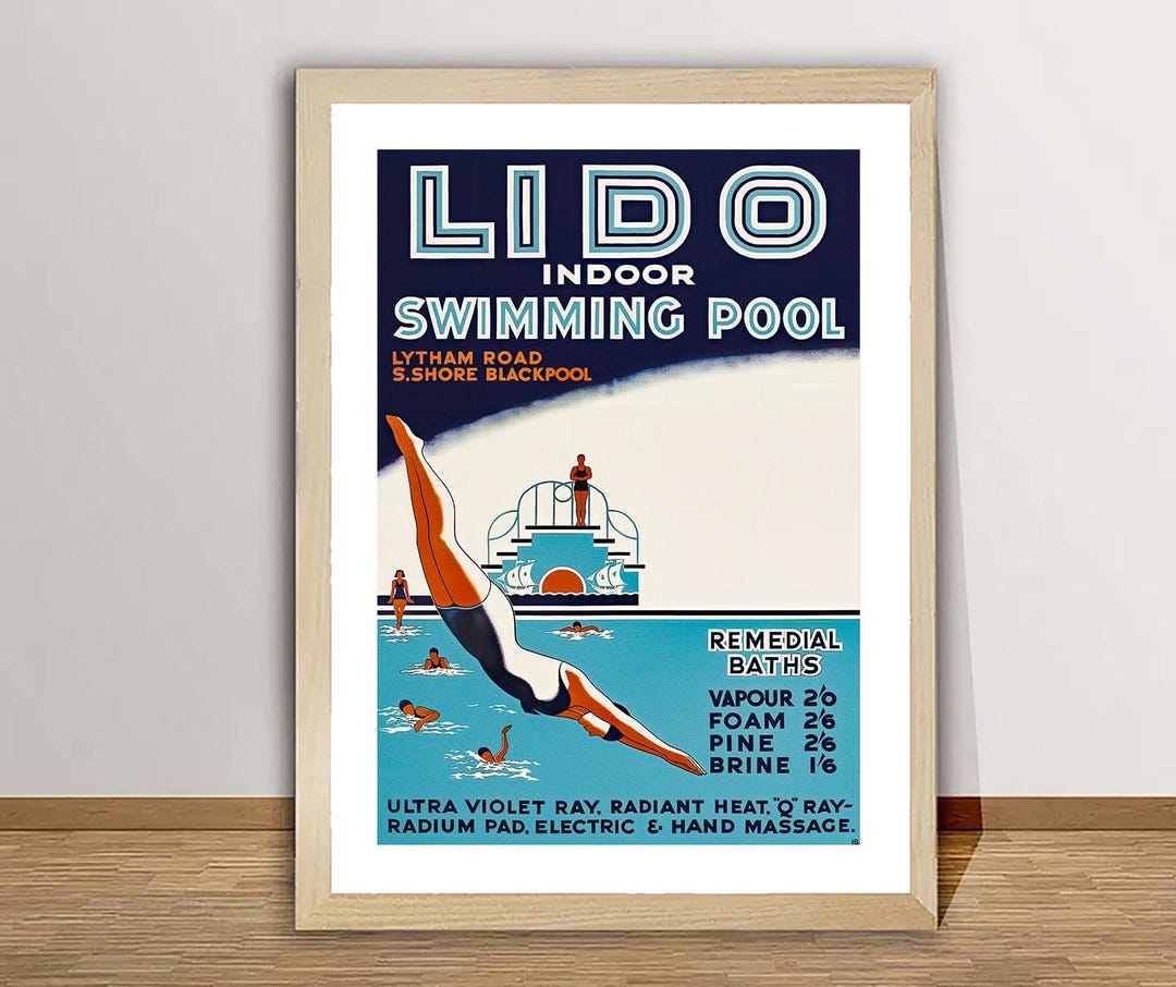 Lido Indoor Swimming Pool, Lytham Road, S.shore Blackpool, United ...