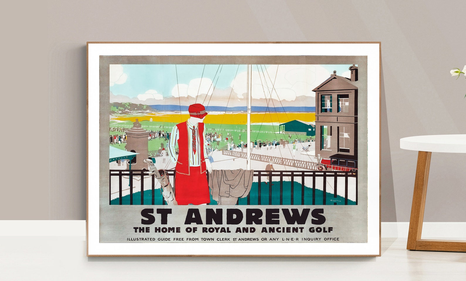 St Andrews Scotland Vintage Golf Travel Poster - Etsy