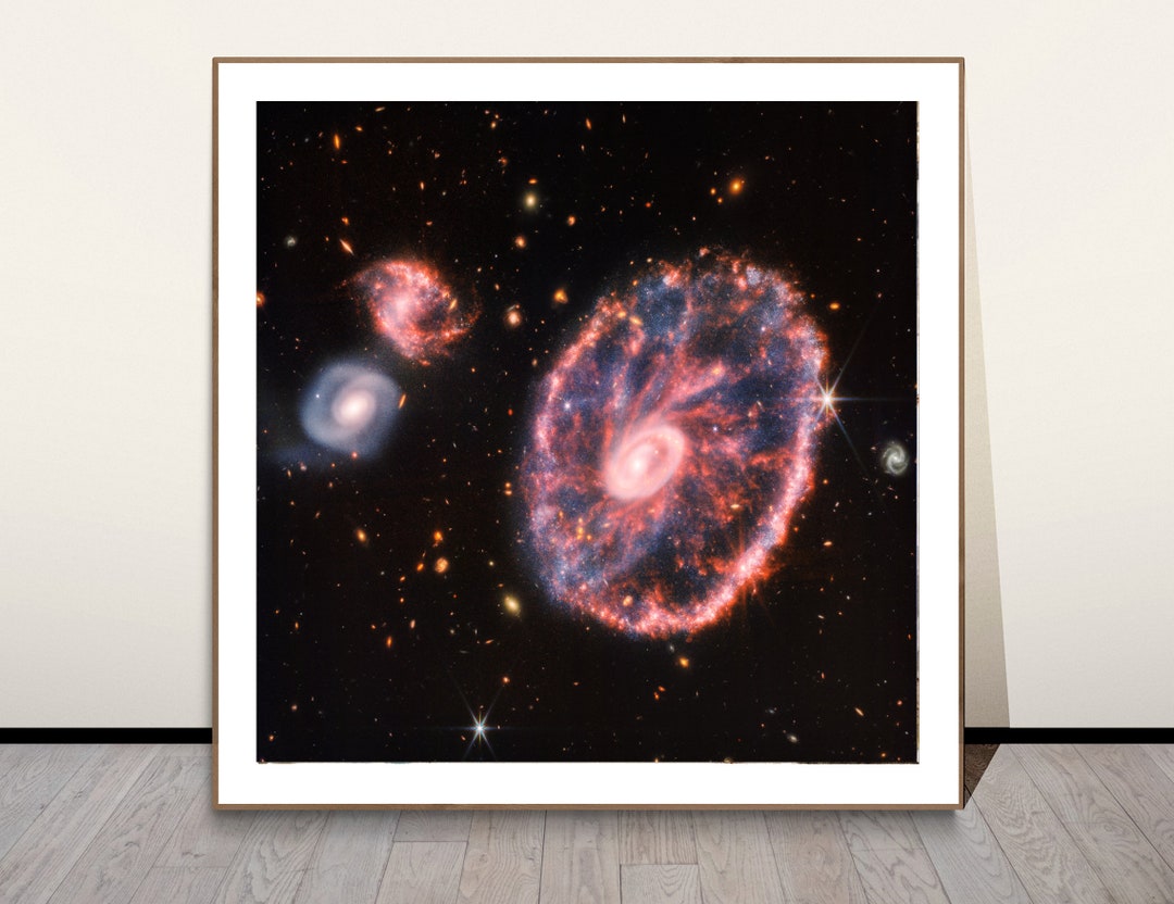 James Webb Cartwheel Galaxy, NASA Posters, Space Posters, High ...