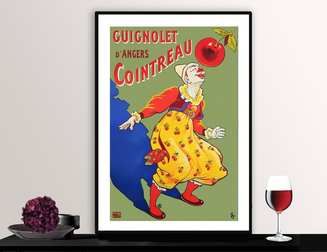 Guignolet D'angers Cointreau Vintage Food&drink Poster - Poster Paper ...
