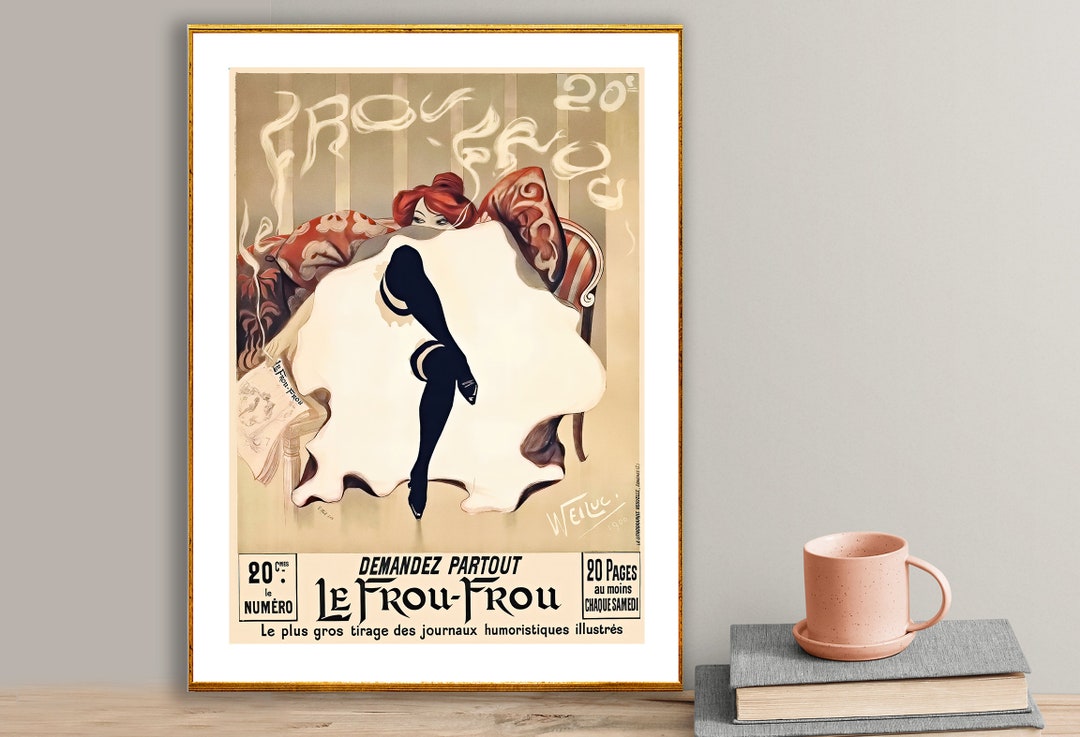 Le Frou Frou Vintage Entertainment Poster - Poster Paper or Canvas ...