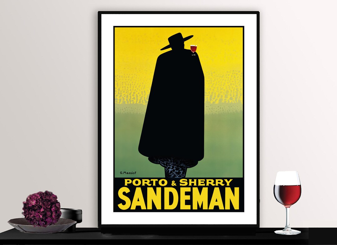 Porto Sherry Sandeman Vintage Food&drink Poster - Poster Paper or ...