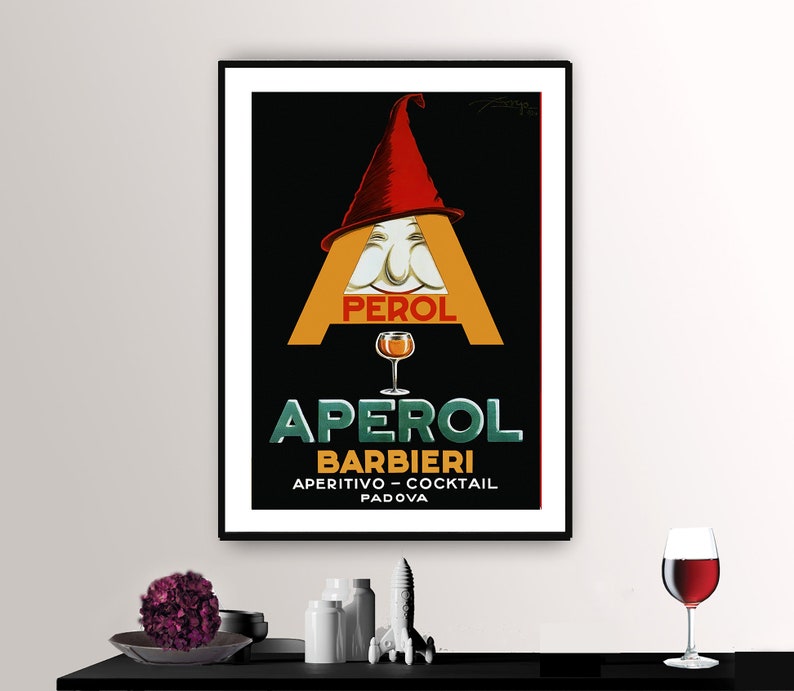 Aperol Barbieri Aperitivo Cocktail Vintage Food&drink Poster - Etsy