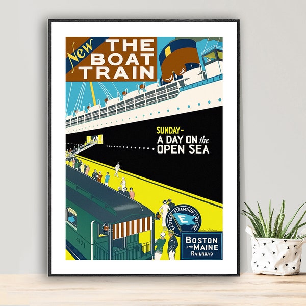 Railroad Poster - Etsy