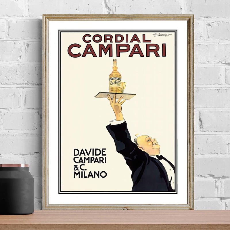 Campari Cordial Poster - Etsy