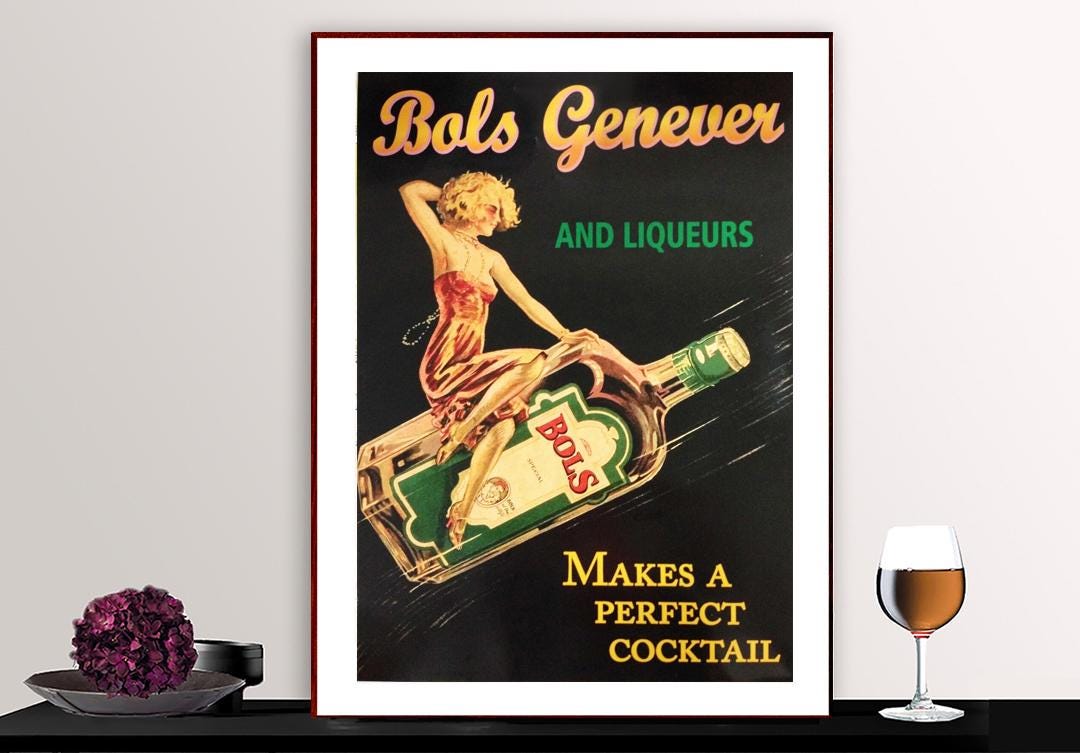 Bols Genever and Liqueurs, Makes a Perfect Cocktail Vintage Food&Drink ...