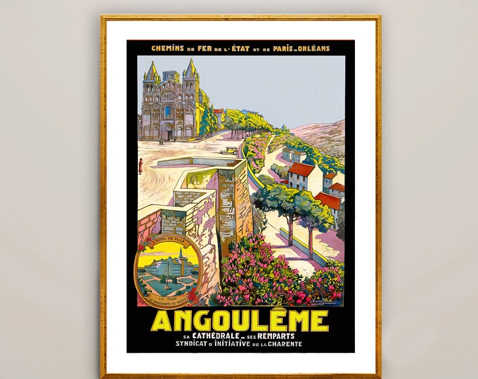 1856 CHARENTE Old Map of Charente Department Original Hand-colored ...